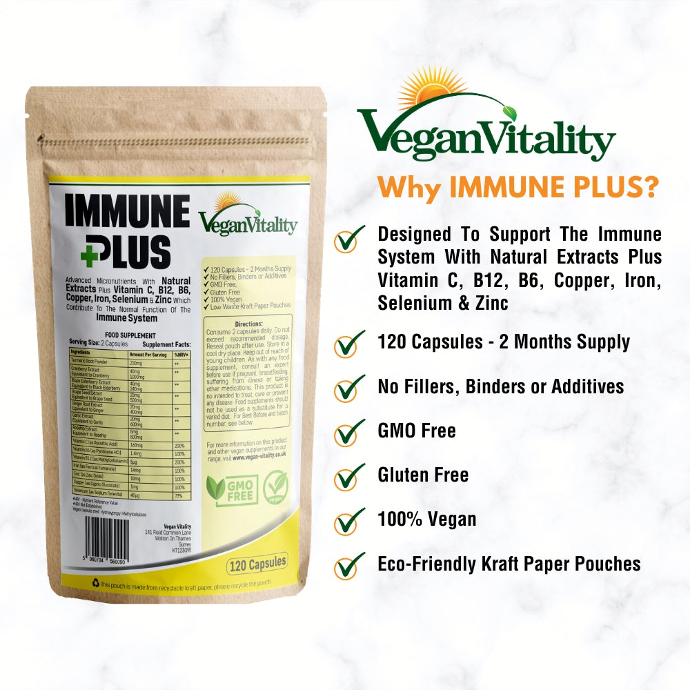 Vitamins for Immune System: Buy Yours Today! - Vegan Vitality